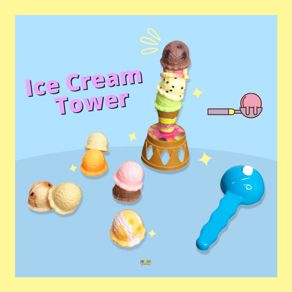 Jual Mainan Ice cream 778 Ice Cream Tower | Shopee Indonesia