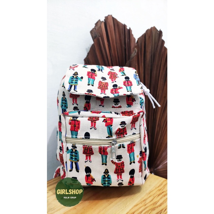 Jual RANSEL SERUT POLICE //tas kanvas - tas ransel wanita - tas wanita ...