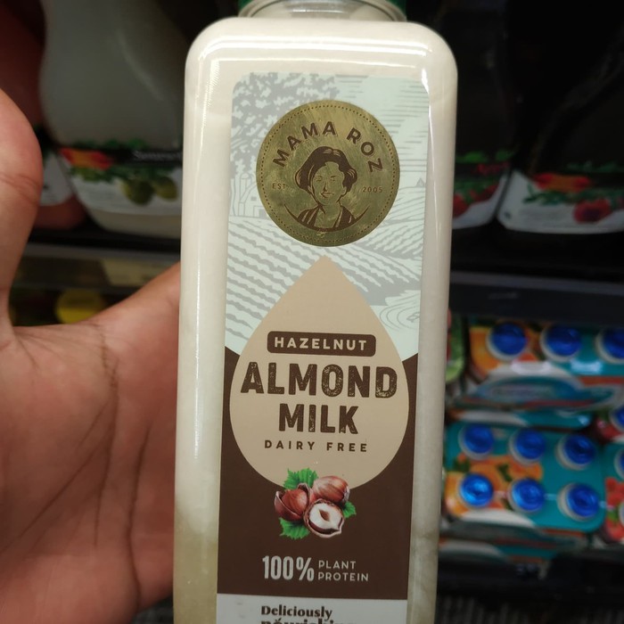 Jual Mama Roz Almond Milk Hazelnut 520Ml | Shopee Indonesia
