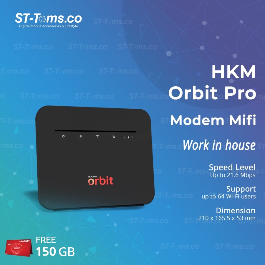 Jual HKM281 Orbit Pro Modem Telkomsel WiFi 4G High Speed | Shopee Indonesia