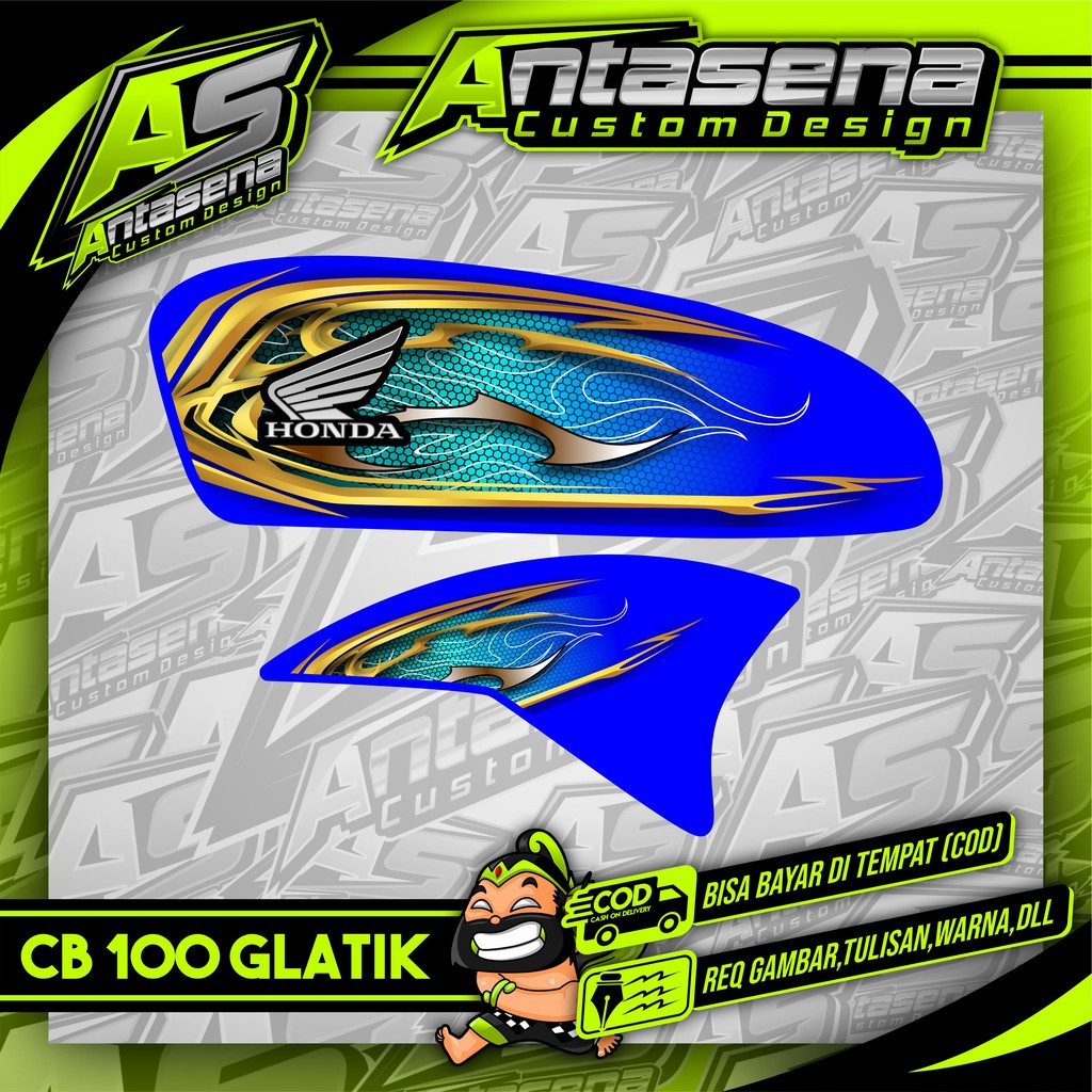 Jual Striping CB Herex Racing Stiker Motor Variasi Honda CB 100 CB ...