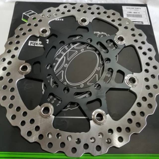 Jual piringan cakram disc brake depan klx 150 bf extreme d tracker/klx s original kawasaki ...
