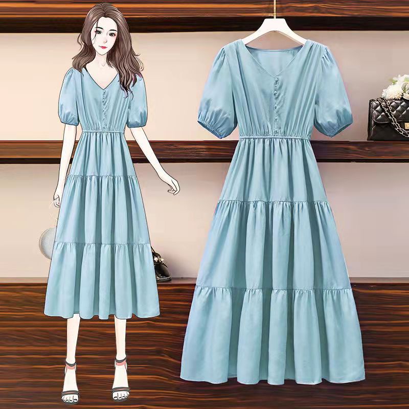 Jual korean ruffle dress/dress ruffle wanita pendek premium | Shopee ...