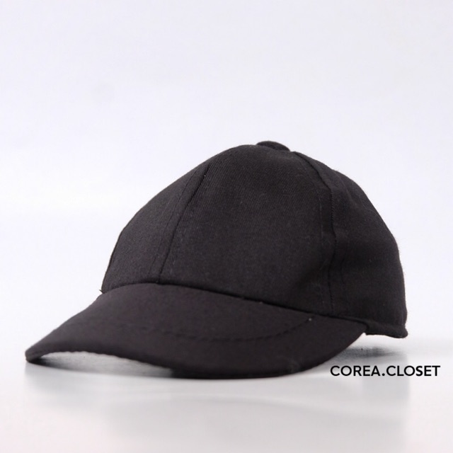 Jual READY STOCK 20cm Kpop doll Hat - Uniform Cap (Black) (for korean ...