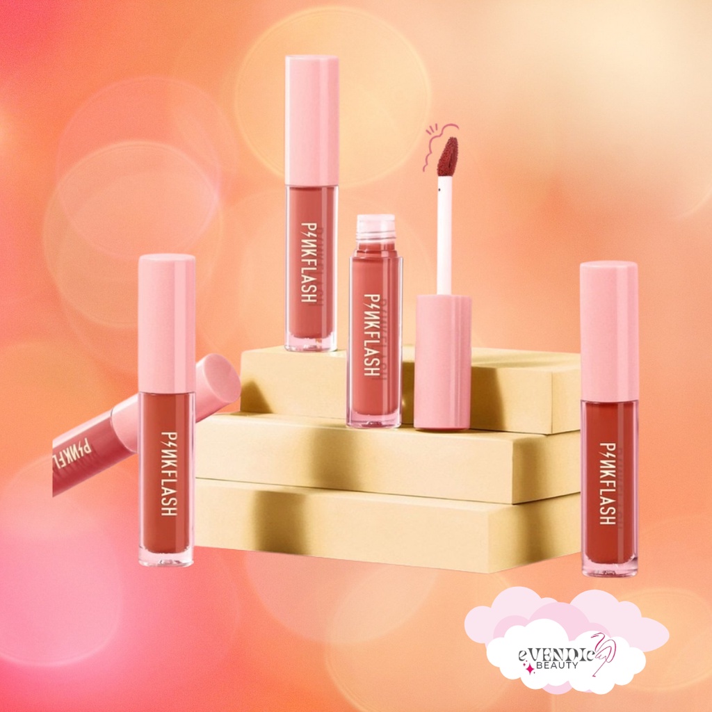 Jual (BPOM) PINKFLASH LIPSTICK CAIR MATTE LIPCREAM L-01 | lip cream ...