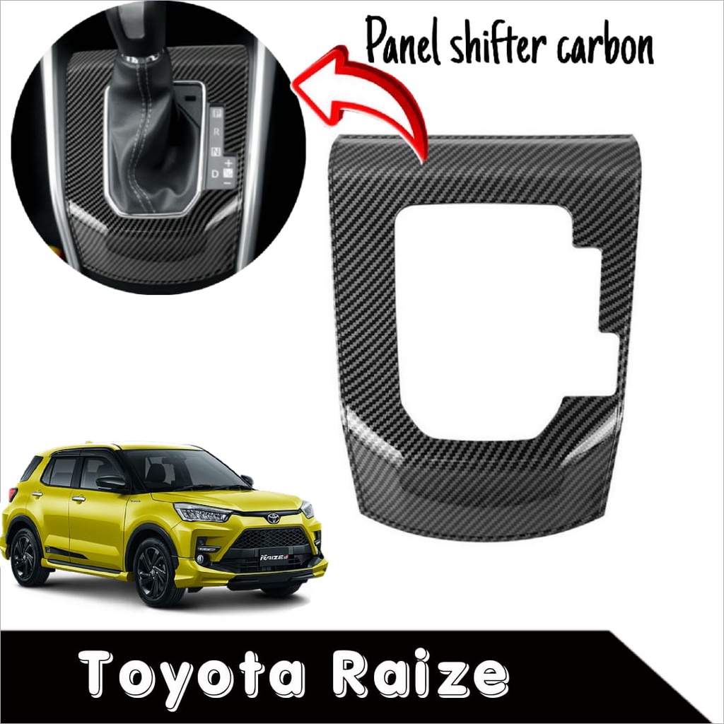 Jual Cover Panel Shifter Carbon Mobil Raize | Shopee Indonesia