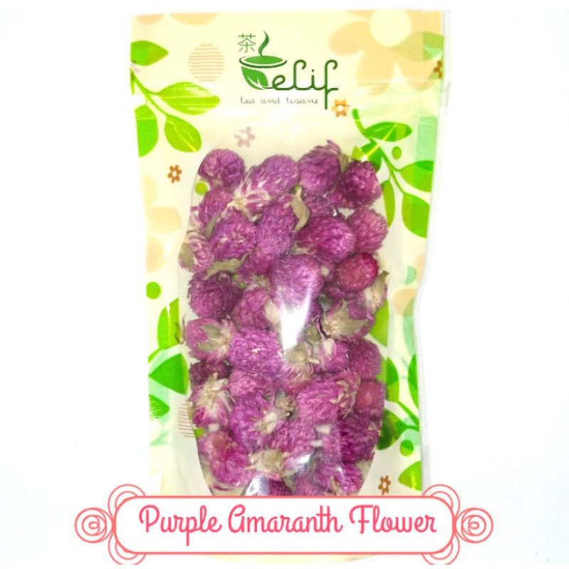 Jual ELIF TEA Purple Globe Amarath Flower Tea / Teh Bunga Amaranth Ungu ...