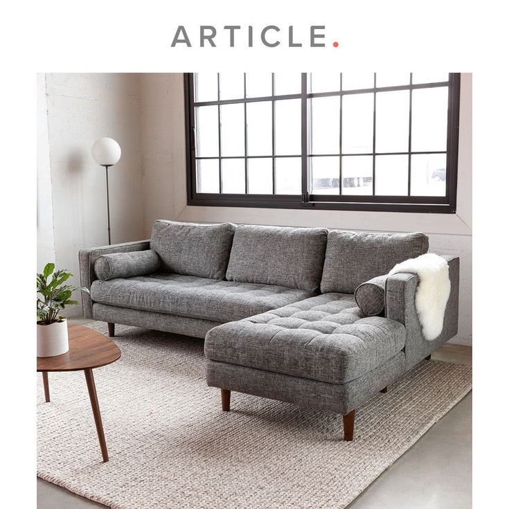 Jual Sofa Retro Scandinavian Selonjor Shopee Indonesia