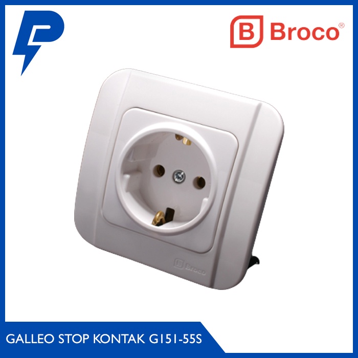 Jual Broco Galleo Stop Kontak G151 Putih | Shopee Indonesia