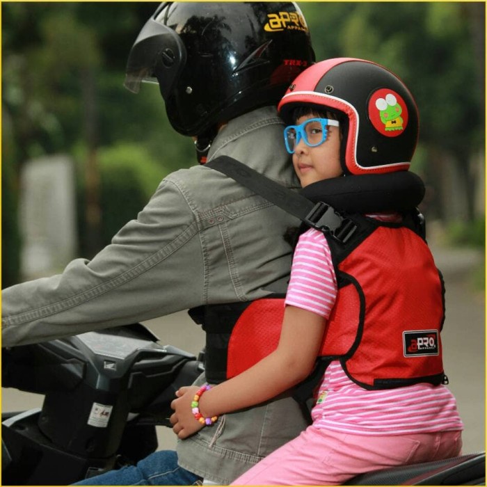 Jual ANAK-BONCENG-KURSI- SABUK BONCENG MOTOR ANAK SAFETY APRO MULTI FUNGSI - MERAH -KURSI ...