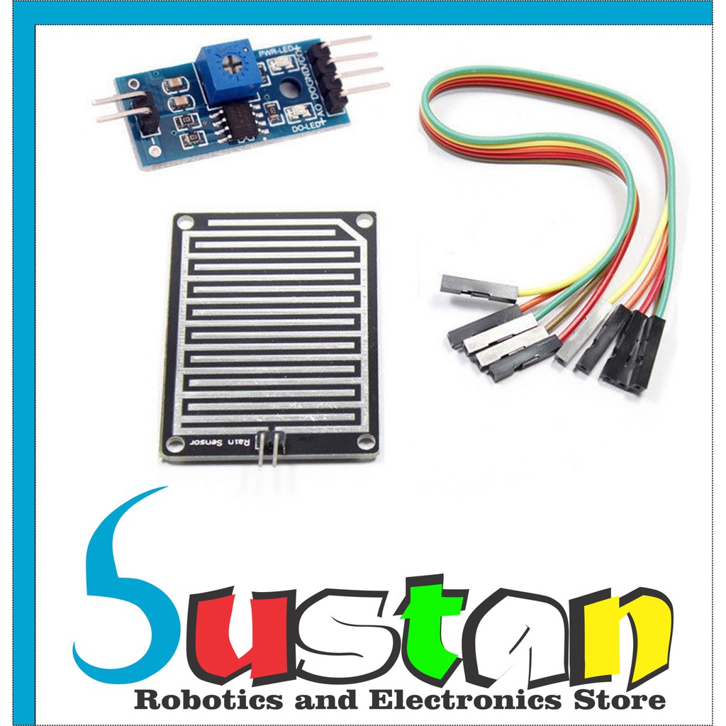 Jual Raindrop Sensor Hujan Module Humidity Weather detection For Arduino | Shopee Indonesia