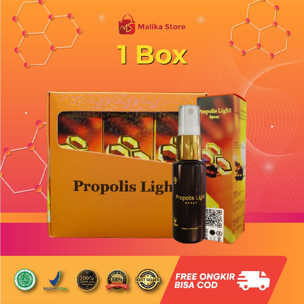 Jual PROPOLIS LIGHT SPRAY (1 BOX ISI 3 BOTOL) | Shopee Indonesia