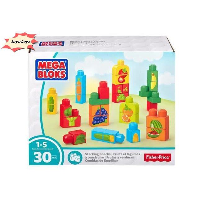 Jual Mega Bloks Stacking Snacks Building Blocks Set DPY42 | Shopee ...