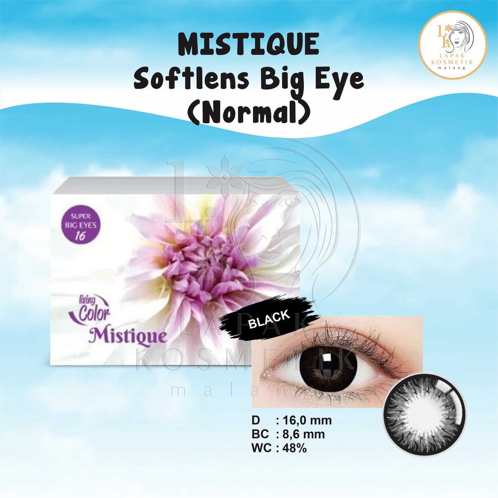 Jual SOFTLENS LC MISTIQUE NORMAL / LIVING COLOR MISTIQUE BIG EYES 16MM ...