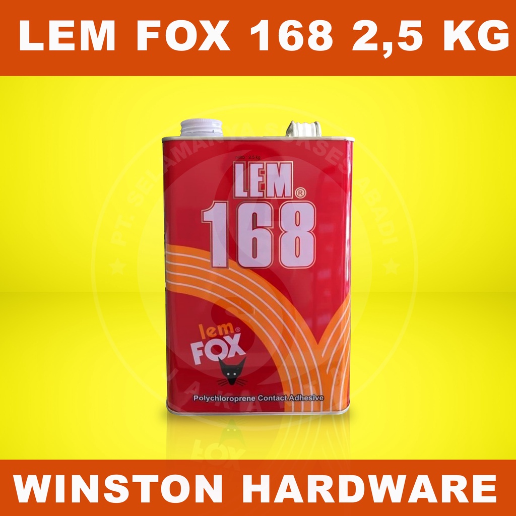 Jual Lem HPL Lem Fox 168 Kuning Galon Kecil 2,5 Kg 2500 gram | Shopee ...