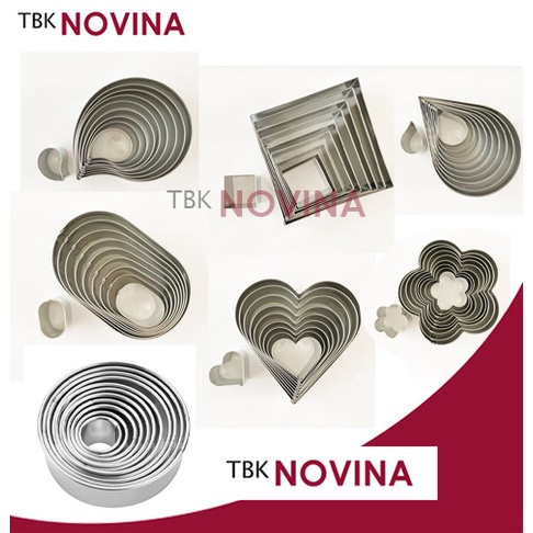 Jual Cetakan Kue Bulat Ring Cutter Set 10 pcs | Shopee Indonesia