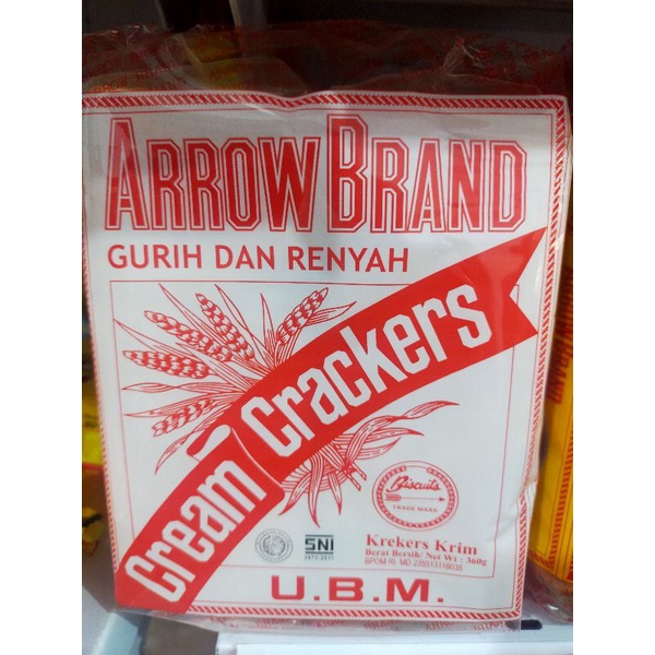 Jual biskuit ubm arrow brand square puff 360 gr | Shopee Indonesia