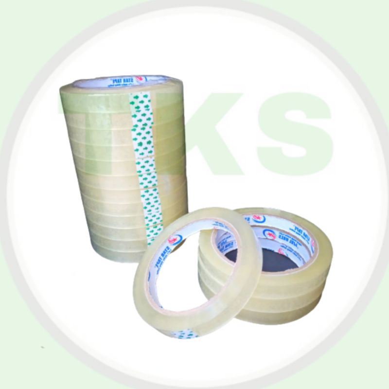 Jual TKS-Isolasi STAR 0,5 inch / 12mm x 72 yard | Shopee Indonesia