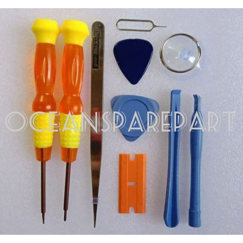 Jual TOOL SET 10 IN 1 OBENG SET REPAIR ALAT SERVICE | Shopee Indonesia