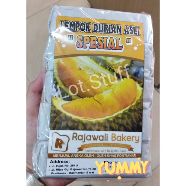 Jual Lempok/Dodol Durian Roti Rajawali Khas Pontianak Ukuran Besar ...