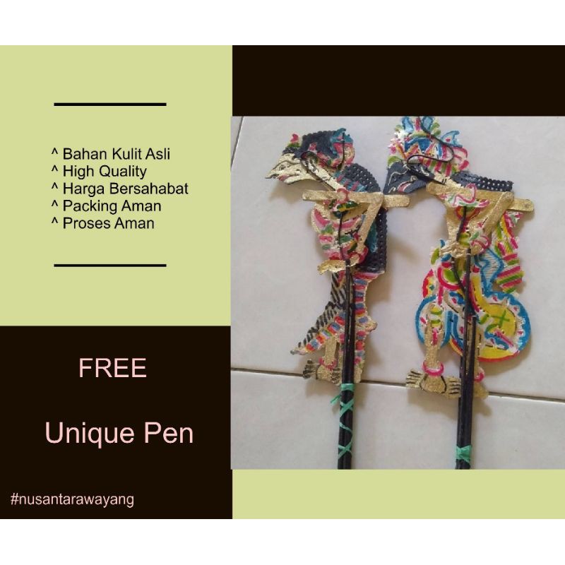 Jual Wayang Kulit Rama Sinta Standar Dalang | Shopee Indonesia