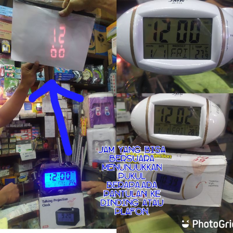 Jual jam meja Bisa mengucapkan jam dalam bahasa Inggris, memiliki bias ...