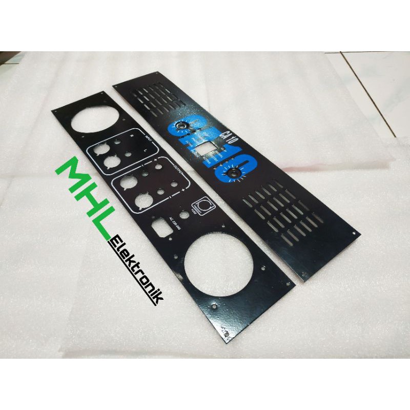 Jual Plat Panel Depan Belakang CA10 Power Amplifier Stereo Tebal Model ...