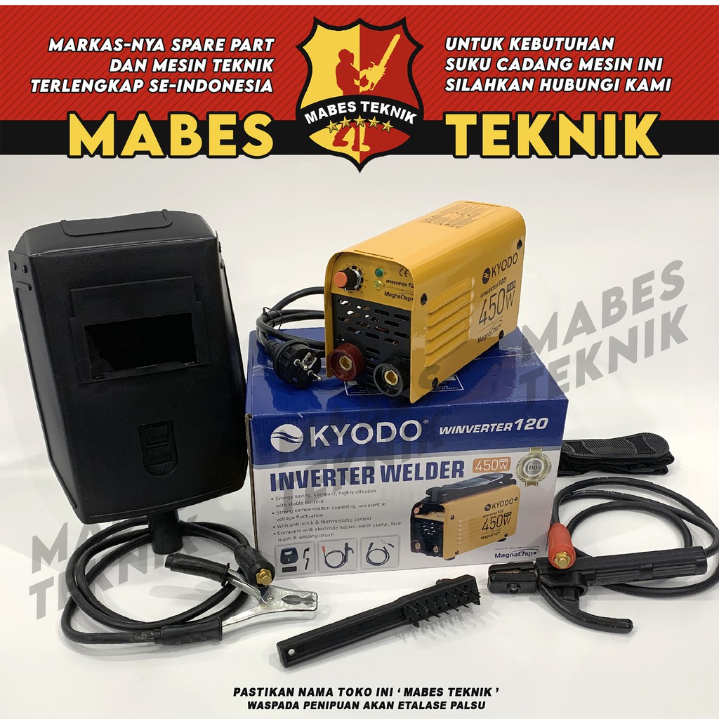 Jual MESIN LAS KYODO INVERTER 120 - TRAVOLAS / TRAFO LAS INVERTER ...