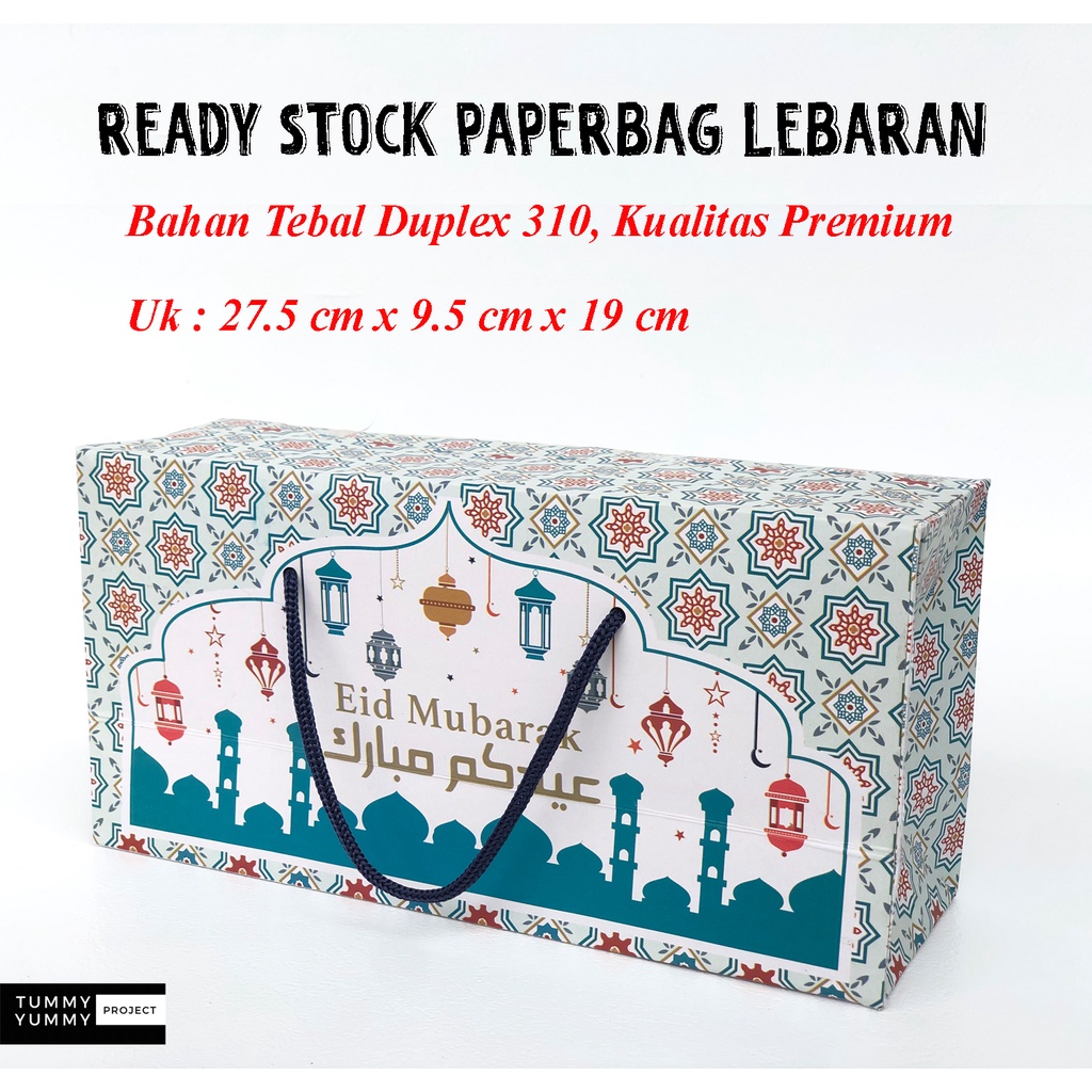 Jual (4 PCS) Paper Bag Lebaran / Paperbag Lebaran / Box Packaging ...