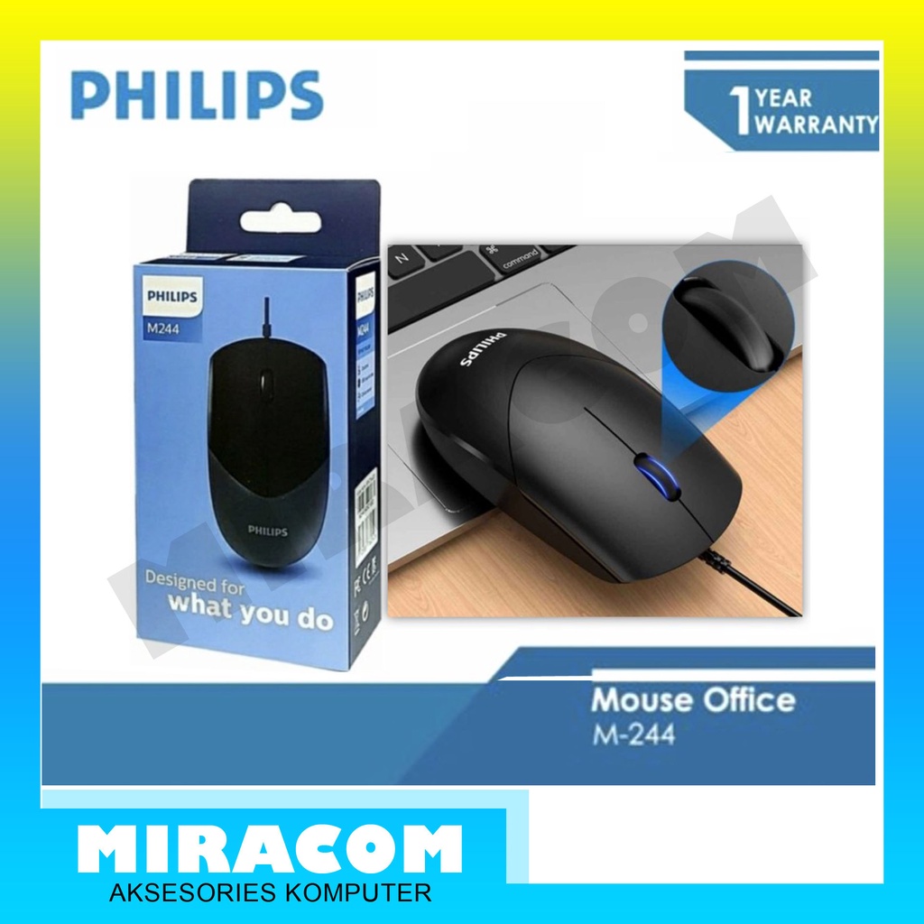 Jual Mouse USB PHILIPS M244 | Shopee Indonesia