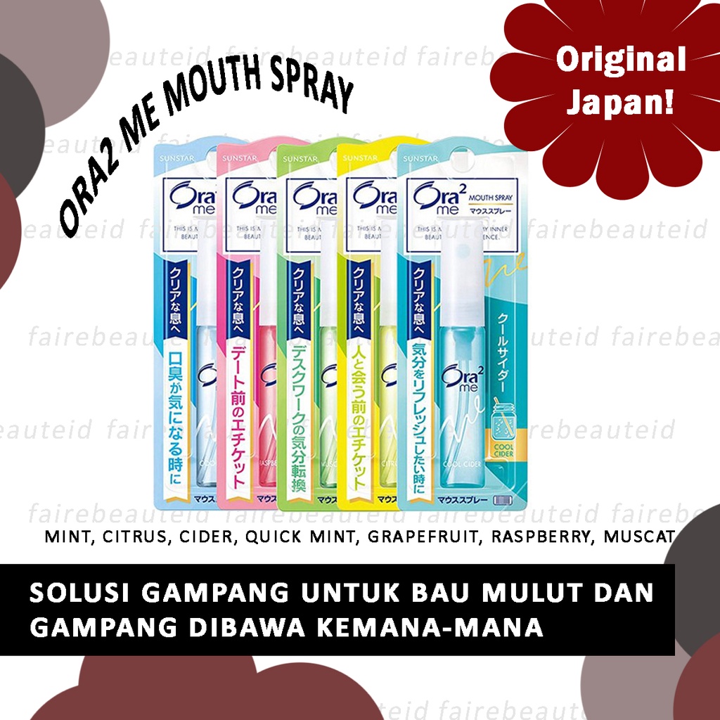 Jual SUNSTAR Ora2 Etiquette Mouth Mist Breath Refreshing Spray (size 6ml) | Shopee Indonesia