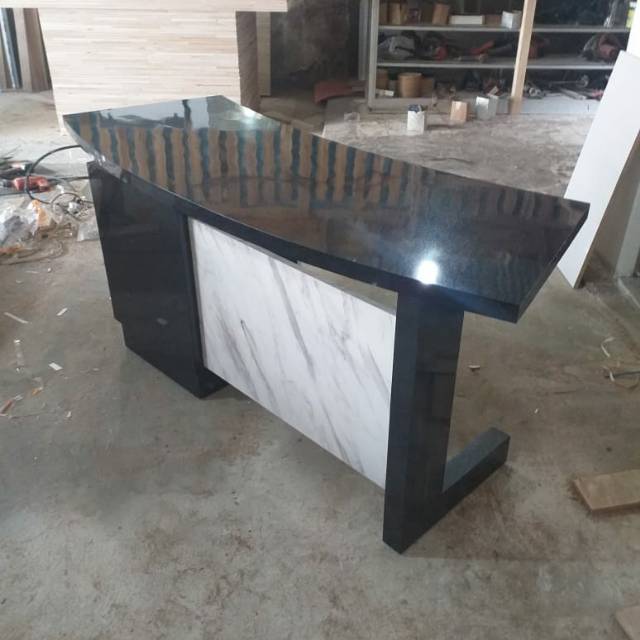 Jual Meja Resepsionis Meja Counter Meja Front Office | Shopee Indonesia