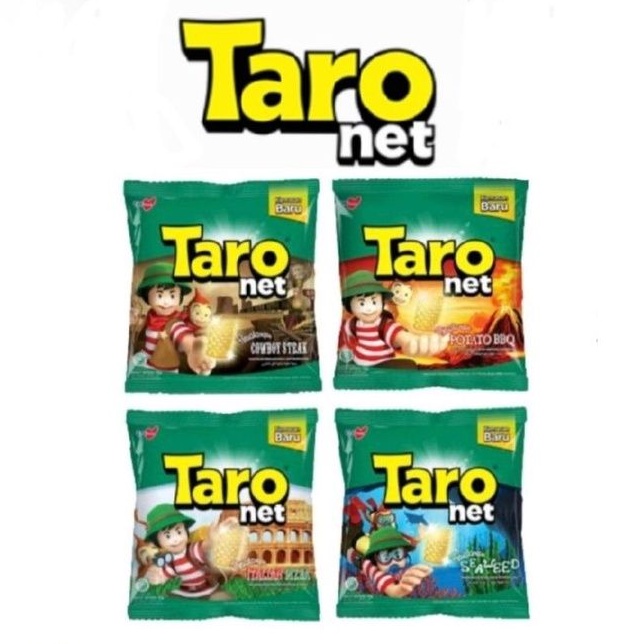 Jual Taro Net ( Renceng ) - Snack Ciki Chiki Kerupuk Krupuk Taro Net ...