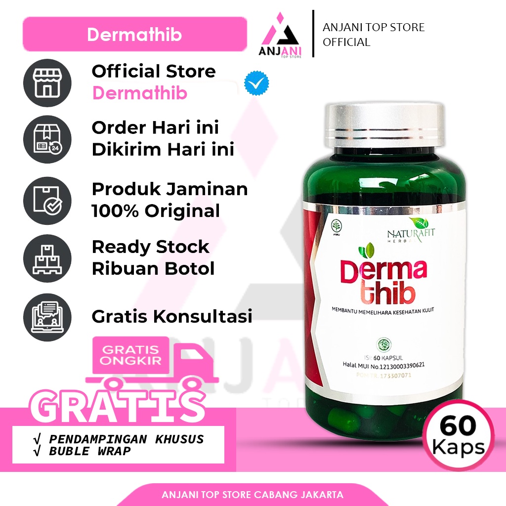 Jual Dermathib Original Kapsul Obat Jerawat Bekas Jerawat Obat ...