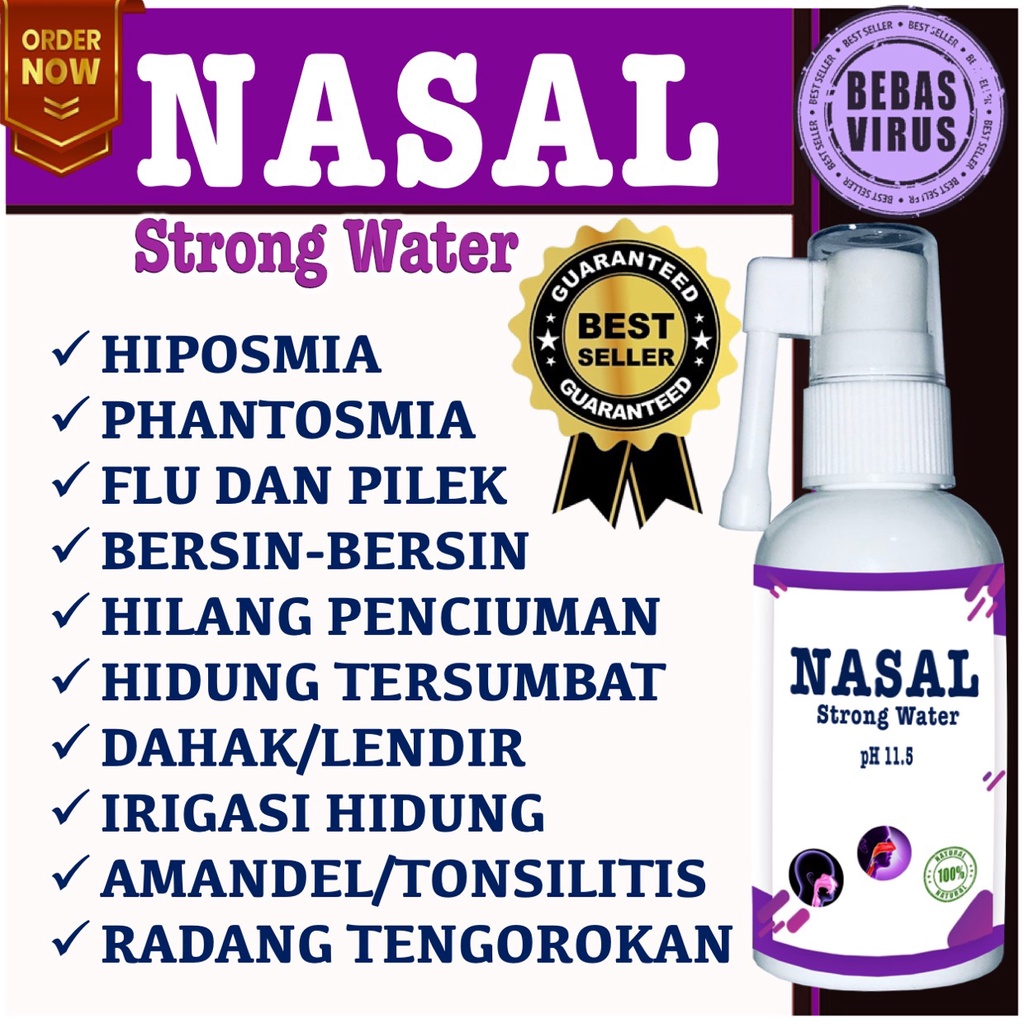 Jual Nasal Spray Semprot Hidung Dewasa Anak Balita Untuk Anosmia Flu ...