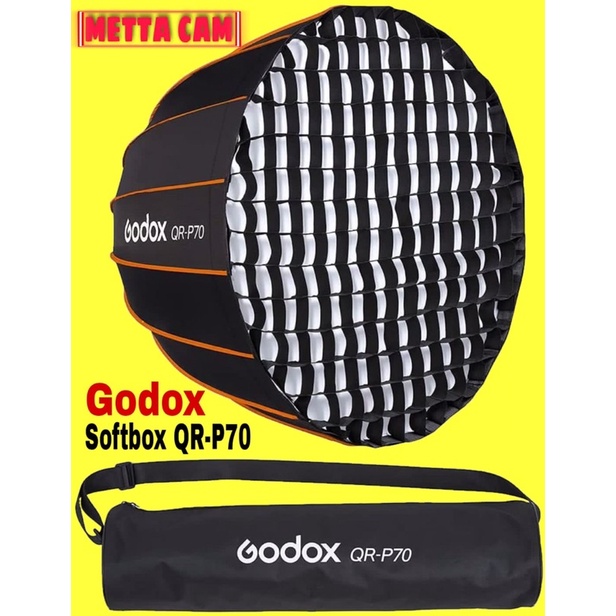 Jual GODOX QR-P70 Parabolic Softbox - Godox Softbox QR-P70 + GRID | Shopee Indonesia
