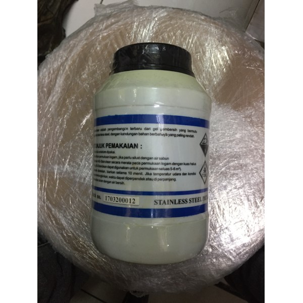 Jual gel pembersih stainless stainclean/nikko steel stainclean/nikko ...