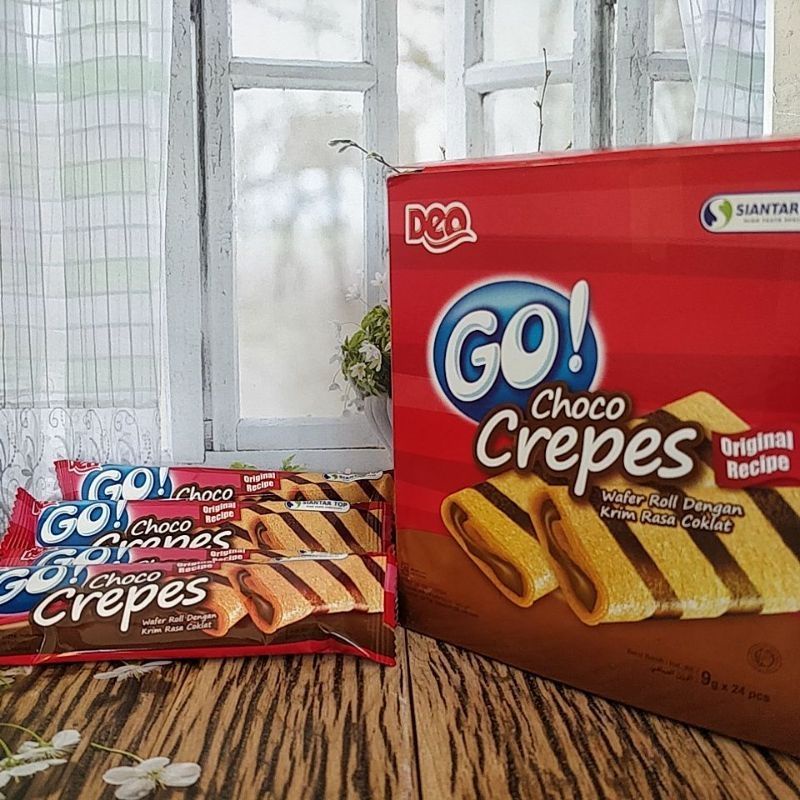 Jual Wafer Roll Go! Choco Crepes | Go! Egg Roll | Shopee Indonesia