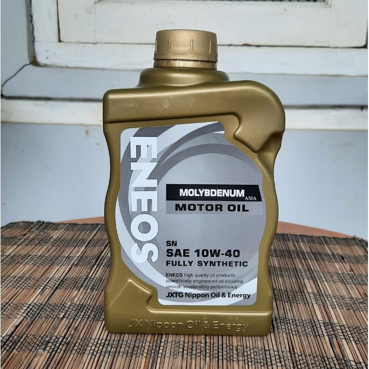 Jual Oli Eneos Molybdenum 10W-40 Motor Oil Full Synthetic 1 Liter API ...
