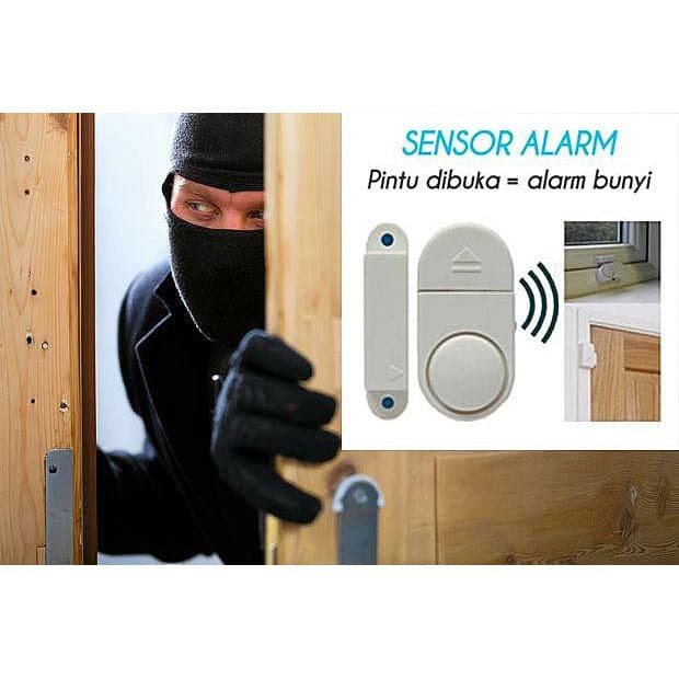Jual Alarm Anti Maling Pintu Jendela Rumah Sensor Bunyi Sirene Pencuri ...
