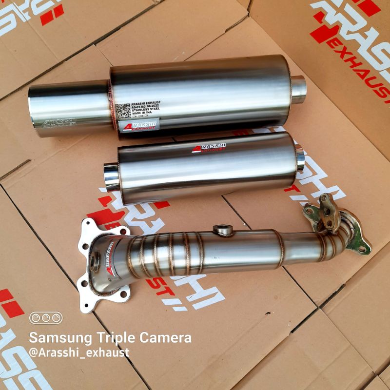 Jual Arasshi Exhaust Fullsystem Civic Fd Muffler AS-01 M3 | Shopee ...