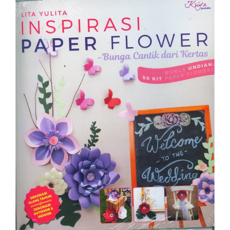 Jual [Updatebuku Surabaya] BUKU KETERAMPILAN Inspirasi Paper Flower ...