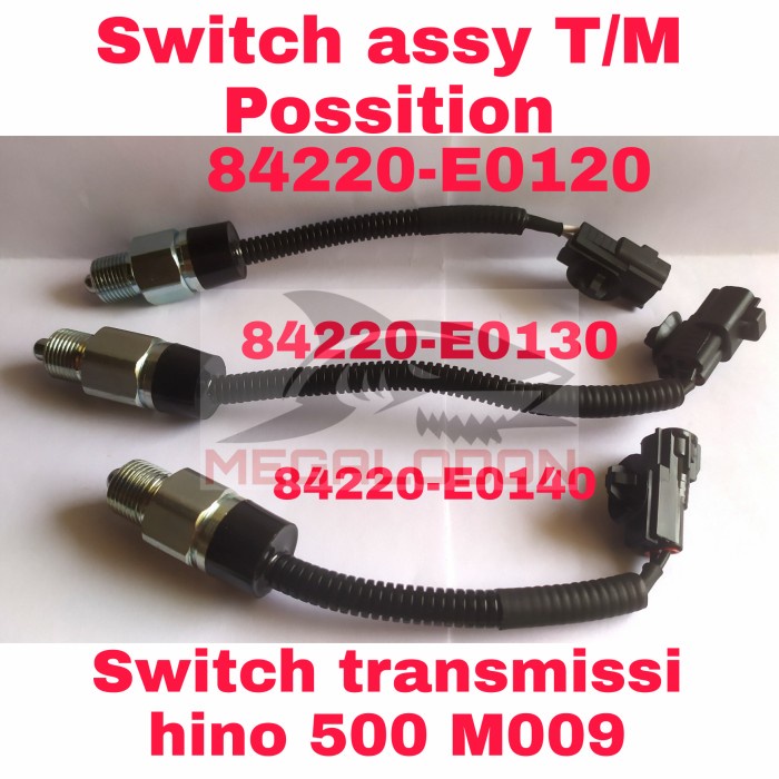 Jual 84220-E0120 / E0130 / E0140 switch t/m hino 500 new M009 - E0120 ...