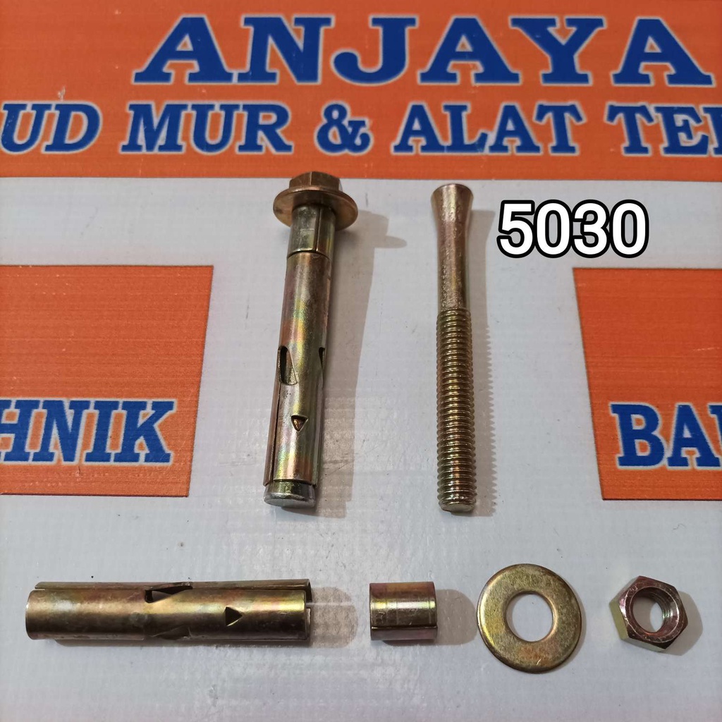 Jual DYNABOLT M12 x 90 Baut FLASH ANCHORBOLT | Shopee Indonesia