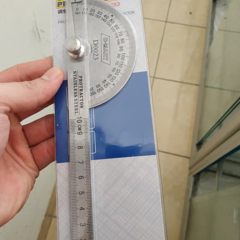 Jual Protractor Busur derajat mistar penggaris | Shopee Indonesia