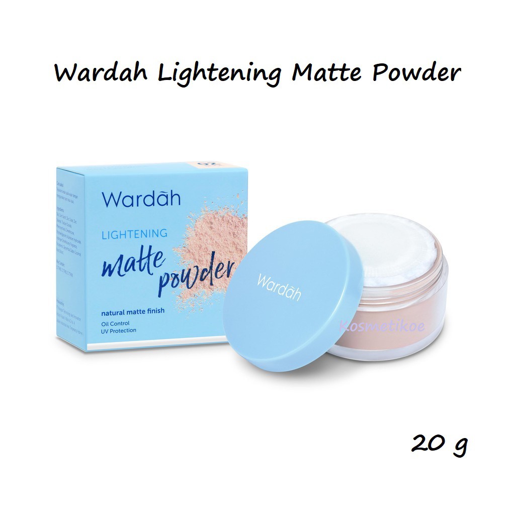Jual Wardah Lightening Matte Loose Powder 20 g | Shopee Indonesia