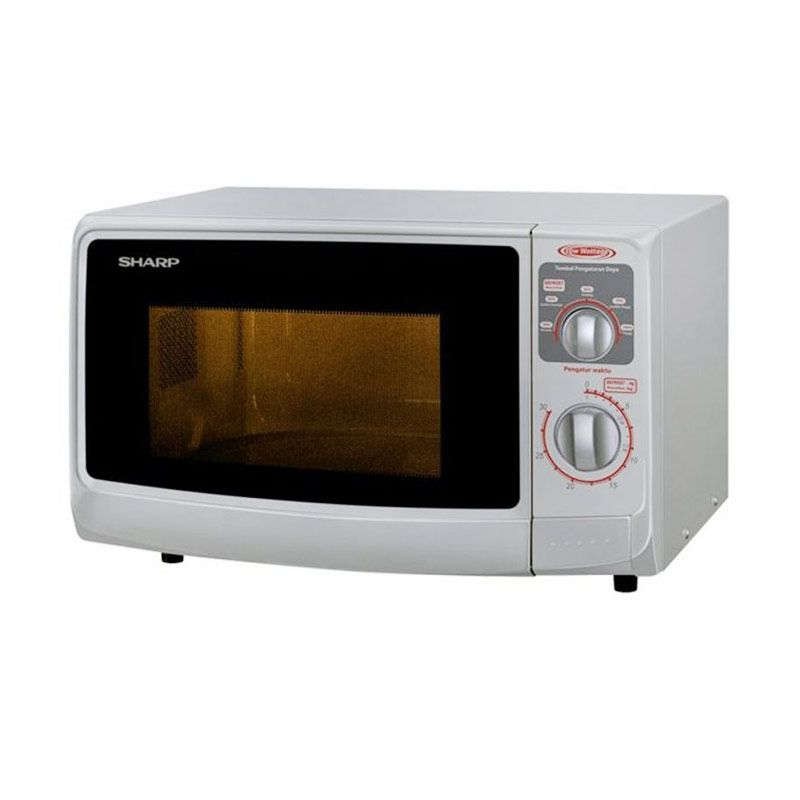 Jual Sharp Low Watt Microwaves - R-222Y (W) - | Shopee Indonesia