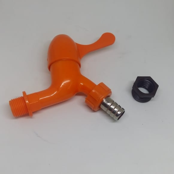 Jual kran air pvc 1/2 inch warna ORANGE type YO E 02 YO ZURI original ...