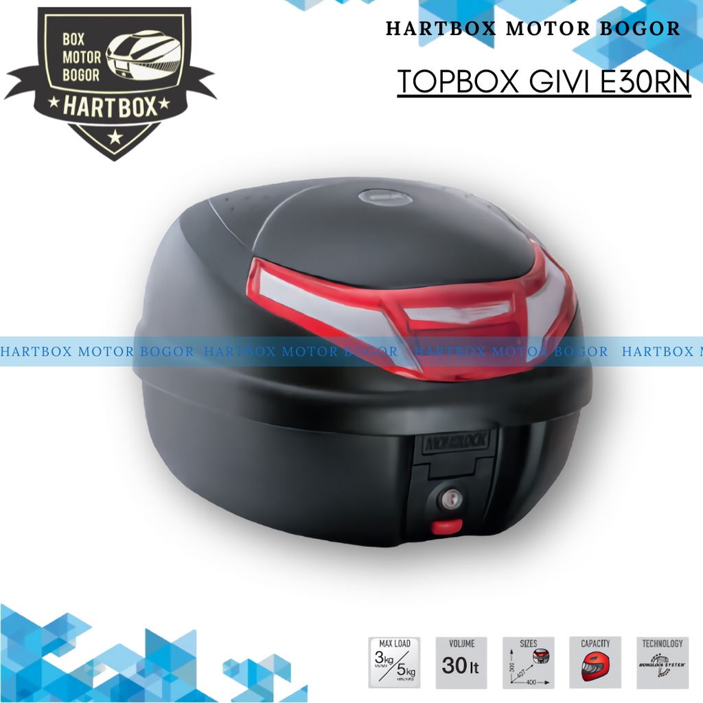 Jual TopBox Original Givi E30RN Box Motor Givi E30 | Pusat Box Motor Bogor | Vespa Nmax Fazzio ...