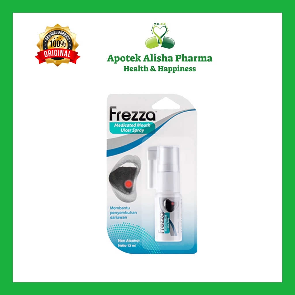Jual Frezza Medicated Mouth Ulcer Spray 13ml - Freza Obat Sariawan ...